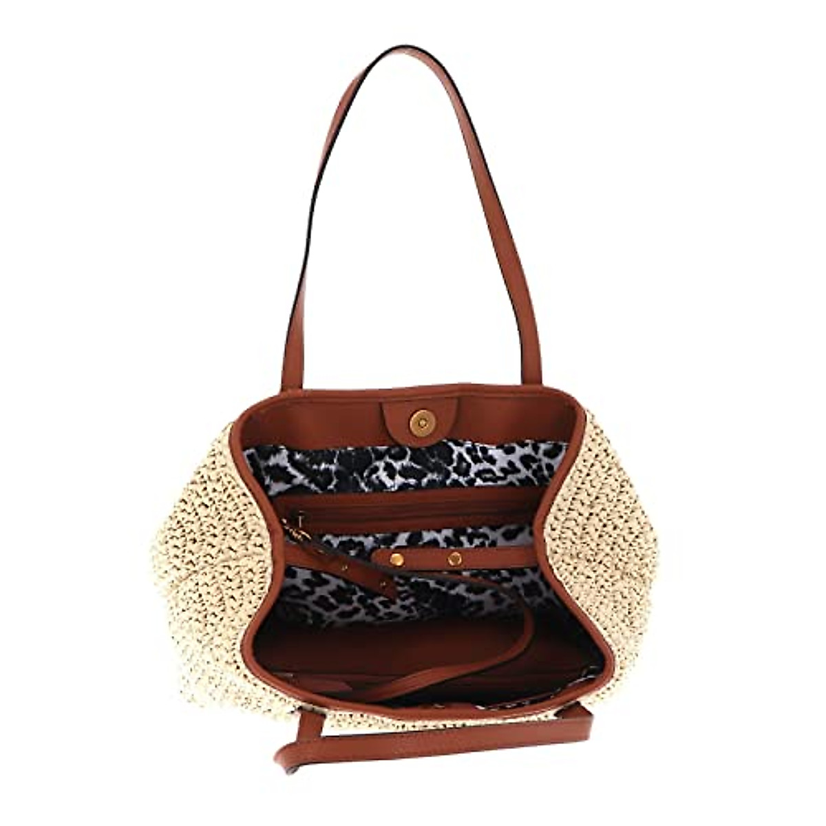 GUESS Vikky Tote, Natural/Cognac