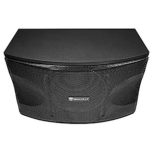 Rockville Pair 8" 3-Way 800 Watt Karaoke/Pro Speakers+Wall Brackets/MDF (KPS80), Black