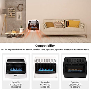 Criditpid WHF100 Vent-Free Wall Heater Blower Fan for Mr. Heater, Dyna-Glo, Dyna-Glo 30,000 BTU, Comfort Glow Vent Free Heaters, Replacement Ventless WHF100 Dyna-Glo Heater Fan Accessory Kit
