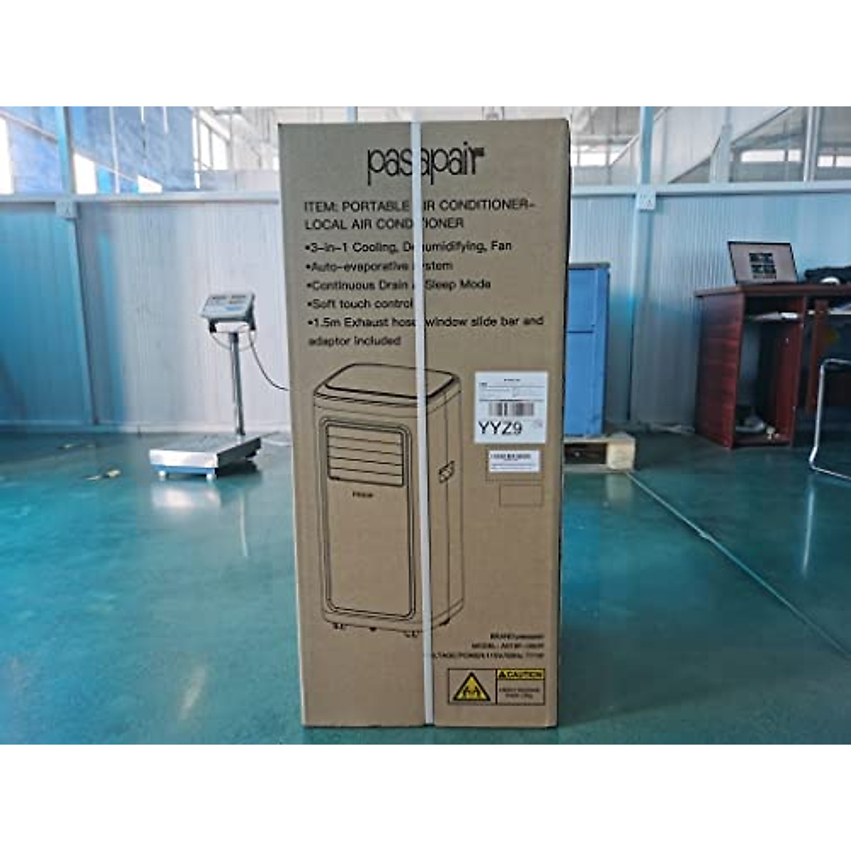 Portable Air Conditioner – Pasapair 8000BTU WIFI Portable AC Unit with App – Air Conditioner for Room with Cooling, Dehumidifier, Fan, Sleep Model 4-in-1 - Space-Saving, Efficient and Energy-Saving