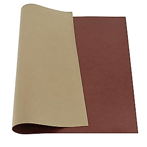 4PCS PU Leather Book Cloth for Bookbinding 17x13 inch Non-Woven Base & Soft Leather-Like Bookcloth (2 Colors)(A)