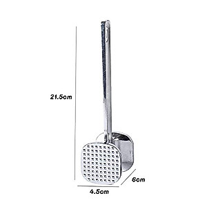 LaXon Meat Tenderizer,Steel Dual-Sided Heavy Duty Meat Tenderizer Tool,Great for Loosening Vegetables,Crack Crab or Crush Garlic