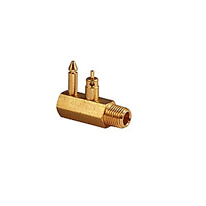Attwood 8897-6 Brass Quick-Connect Tank Fitting 1/4-Inch NPT Male Thread for Yamaha