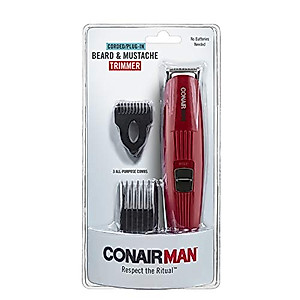 ConairMAN Beard & Mustache Trimmer for Men