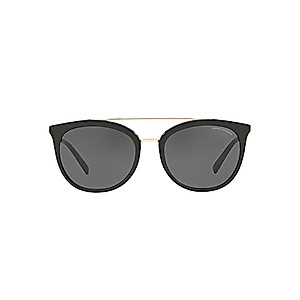 A|X ARMANI EXCHANGE Women's Ax4068s Round Sunglasses, Black/Grey, 55 mm