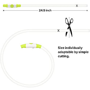 Led Dog Collar, BSEEN USB Rechargeable Flash Dog Necklace Light, Pet Safety Collar Makes Your Beloved Dogs Be Seen at Night for Small Medium Large Dogs