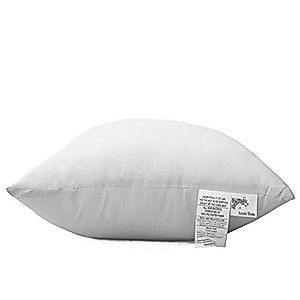 ACCENTHOME 18x18 Pillow Inserts ( Pack of 4 ) Hypoallergenic Throw Pillows Forms | White Square Throw Pillow Insert | Decorative Sham Stuffer Cushion Filler for Sofa , Couch , Bed & Living Room Decor