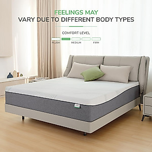 Novilla King Size Mattress, 12 Inch Gel Memory Foam Mattress for Plush Comfort, Pressure Relief, CertiPUR-US Certified, Mattress-in-a-Box, Embrace