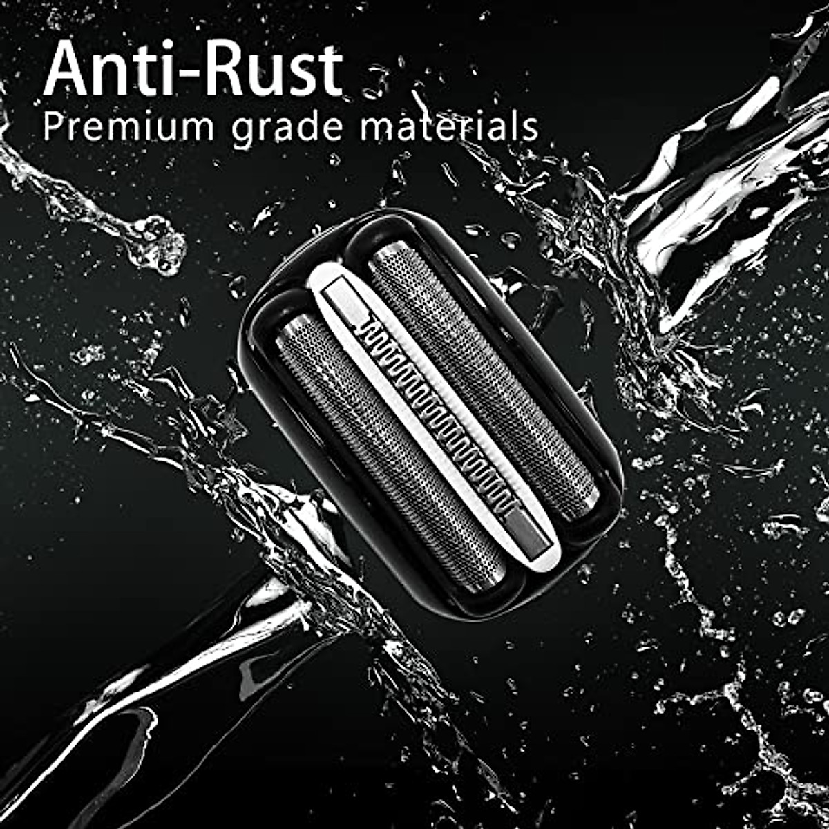 32B S3 Electric Replacement Shaver Head Accessories for Braun Series3 Shaving Razor Head, Suitable for Braun S3 3040s 3000s 3050cc 3010s 3070cc 3080s 3090s 310s 3020s 330s 370cc-4 380s-4, 3090cc Etc.