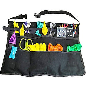 MOCOHANA Multifunctional Balloon Organizer Bag Portable Balloon Tool for Clown/Balloon Entertainer/Balloon Twister(Waist Bag)