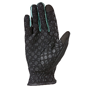 Dublin Cool-It Gel Riding Glove, Black/Teal, Medium/7
