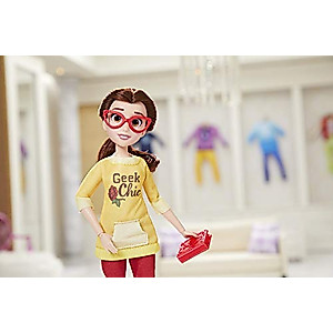 Disney Princess Comfy Squad Belle, Ralph Breaks The Internet Movie Doll with Comfy Clothes and Accessories
