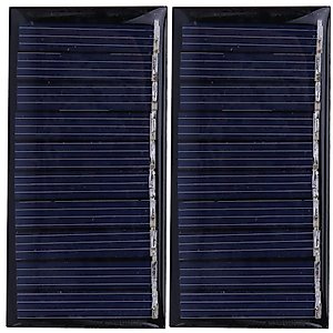 Solar Panels Battery Charger - 50MA 5V Mini Solar Panel Battery Charger Polycrystalline Silicon Outdoor Charging Power Supply