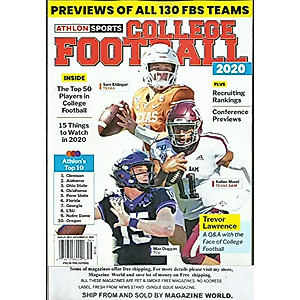 ATHLON SPORTS MAGAZINE, COLLEGE FOOTBALL, 2020 PREVIEW OF ALL 130 FBS TEAMS