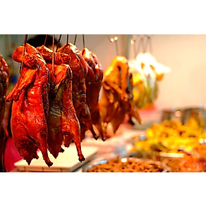 Alele 8PCS 11-inch Double Meat Hooks, Stainless Steel Meat Hook Roast Duck Bacon Shop Hook BBQ Grill Hanger Cooking Tools Accessories for Peking Duck