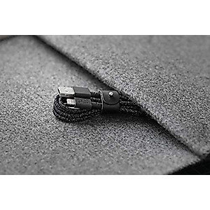 Native Union Belt Cable USB-A to Lightning - 4ft Ultra-Strong Reinforced [MFi Certified] Durable Charging Cable with Leather Strap Compatible with iPhone 14, iPhone 13, iPhone 12 and Earlier (Cosmos)