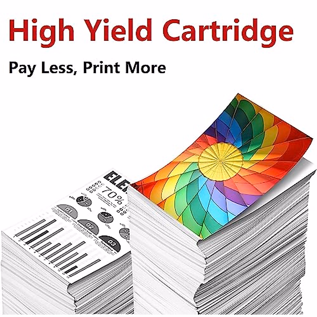 Replacement 202XL Black Ink Cartridges T202 202 XL Compatible Ink Cartridges for Workforce WF-2860 Expression XP-5100 Printer (3 Black)