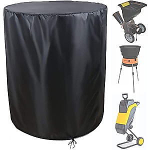 Skyour Wood Chipper Shredder Mulcher Cover Waterproof Heavy Duty Dustproof Electric Leaf Mulcher Shredder Protector Covers 33"x43"