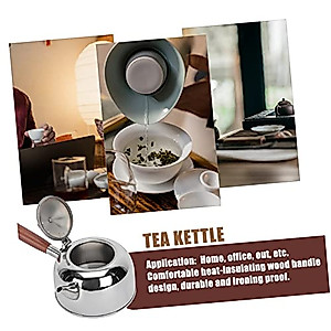 LABRIMP 2 Pcs Kettle Electric Coffee Espresso Maker Japanese Tea Pots Vintage Tea Cups Tea Pots for Loose Tea Coffee Mixer Electric Tea Maker Turkish 304 Stainless Steel