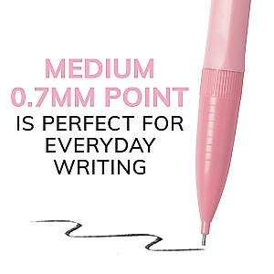 BIC Xtra Smooth Mechanical Pencils (MPNP24-BLK), Medium Point (0.7mm), Fun Pastel Color Pencils, Back to School, 24 Count