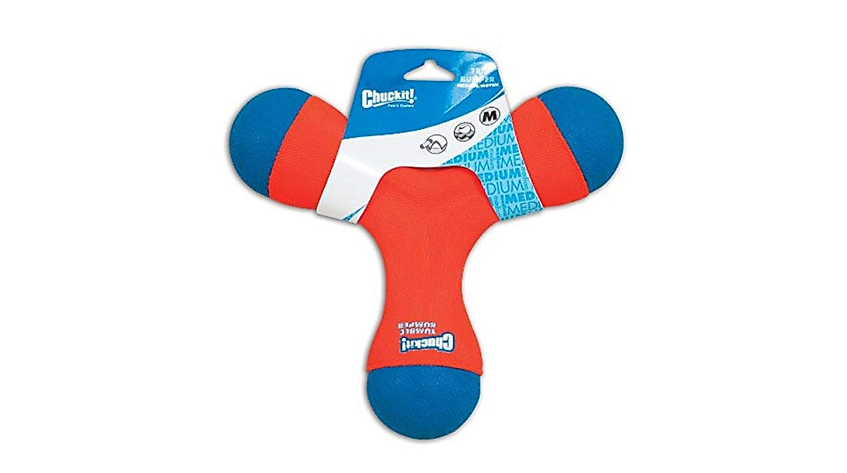 Chuckit! Amphibious Tri-Bumper Dog Toy for Water and Land Play
