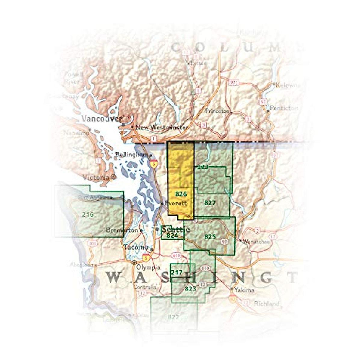 Mount Baker and Boulder River Wilderness Areas Map [Mt. Baker-Snoqualmie National Forest] (National Geographic Trails Illustrated Map, 826)