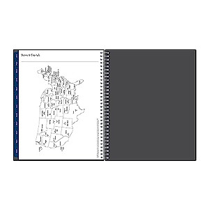 Blue Sky 2024 Weekly and Monthly Appointment Book and Planner, 8.5" x 11", Flexible Cover, Wirebound, Passages (100009-24)