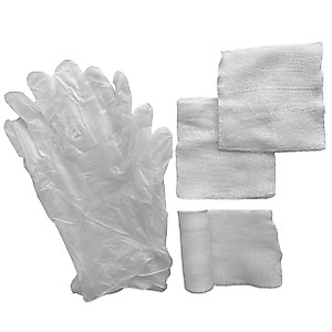 MCR Medical Box of 10 First Aid Training Kits, Basic