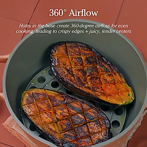 Our Place Perfect Pot Roasting Rack - 2-in-1 Custom-Fit Rack and Steamer | Toxin-Free Ceramic Coating | With Oven-Safe Silicone Feet | Char