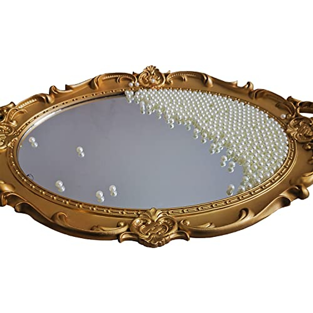 Sooyee Pearl Beads for Craft, 1500pcs Ivory Faux Fake Pearls, 6 MM Small Sew on Pearl Beads with Holes for Jewelry Making, Bracelets, Necklaces, Hairs, Crafts, Decoration and Vase Filler