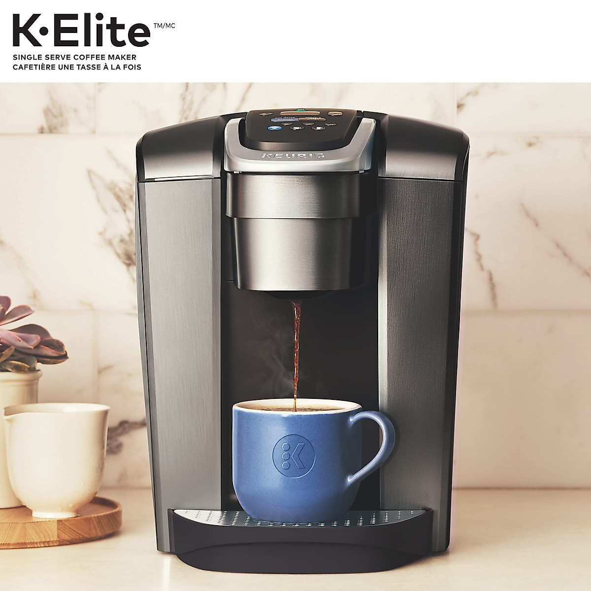 Brushed Slate Hot Beverage K-Elite Dispenser