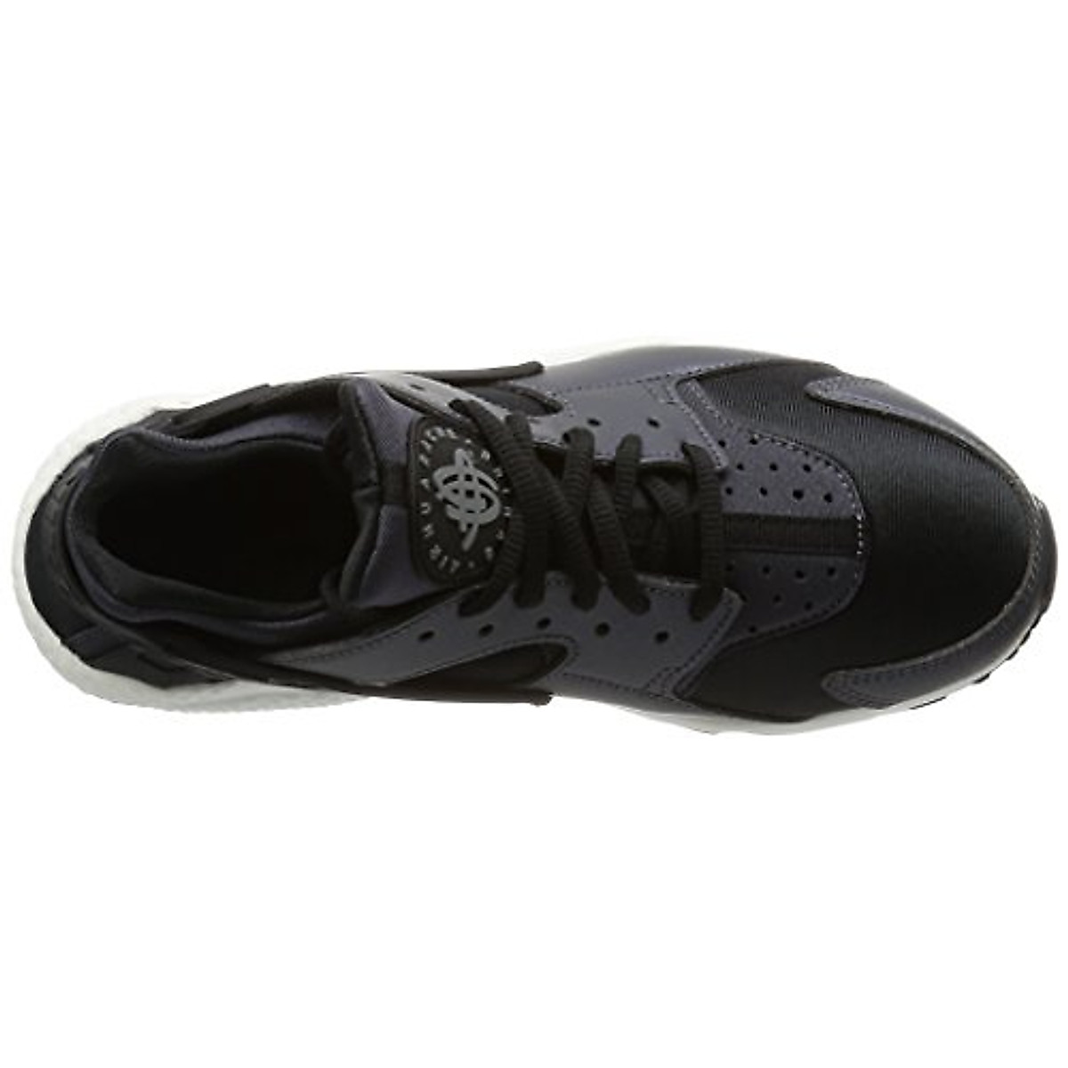 Nike Womens Air Huarache Run SE Running Trainers 859429 Sneakers Shoes (US 6.5, Metallic Hematite Black Dark Grey 001)