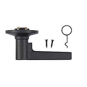 Amazon Basics Manchester Dummy Door Lever, 65mm Dia x 104mm L, Matte Black