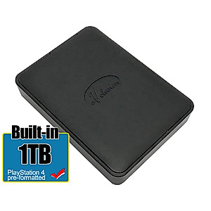 Avolusion 1TB USB 3.0 Portable PS4 External Hard Drive (PS4 Pre-Formatted) HD250U3-X1-1TB-PS - 2 Year Warranty