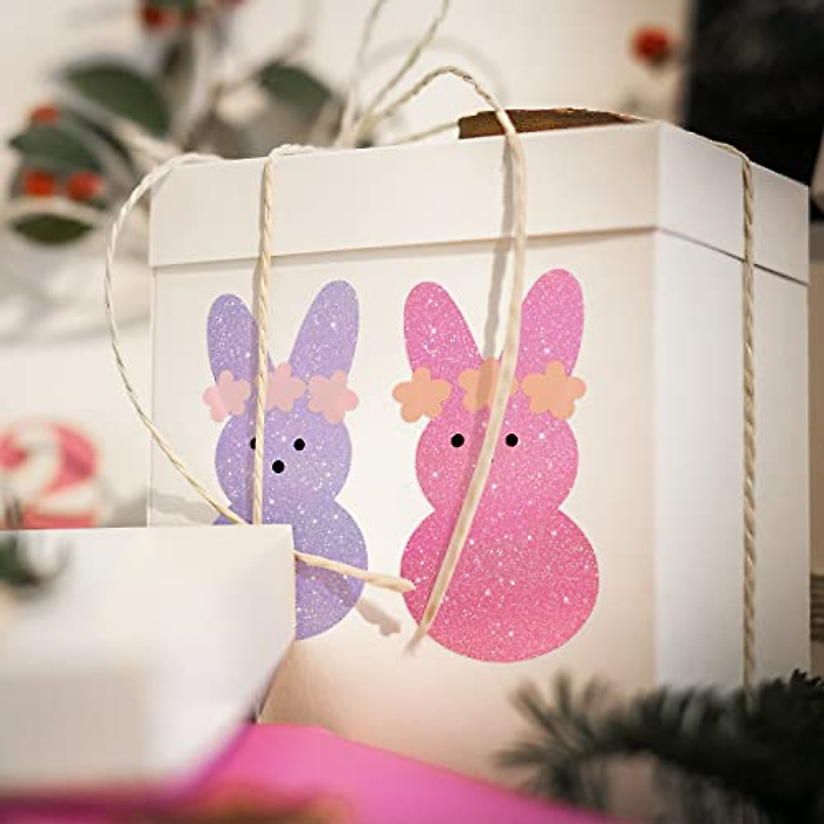 Gatichetta Glitter Self Adhesive Vinyl 12" x 6ft Craft Permanent Sparkle Shimmer Vinyl Roll for Indoor & Outdoor Decal, Signs, Stickers, Compatible with Most Craft Cutters，Pink