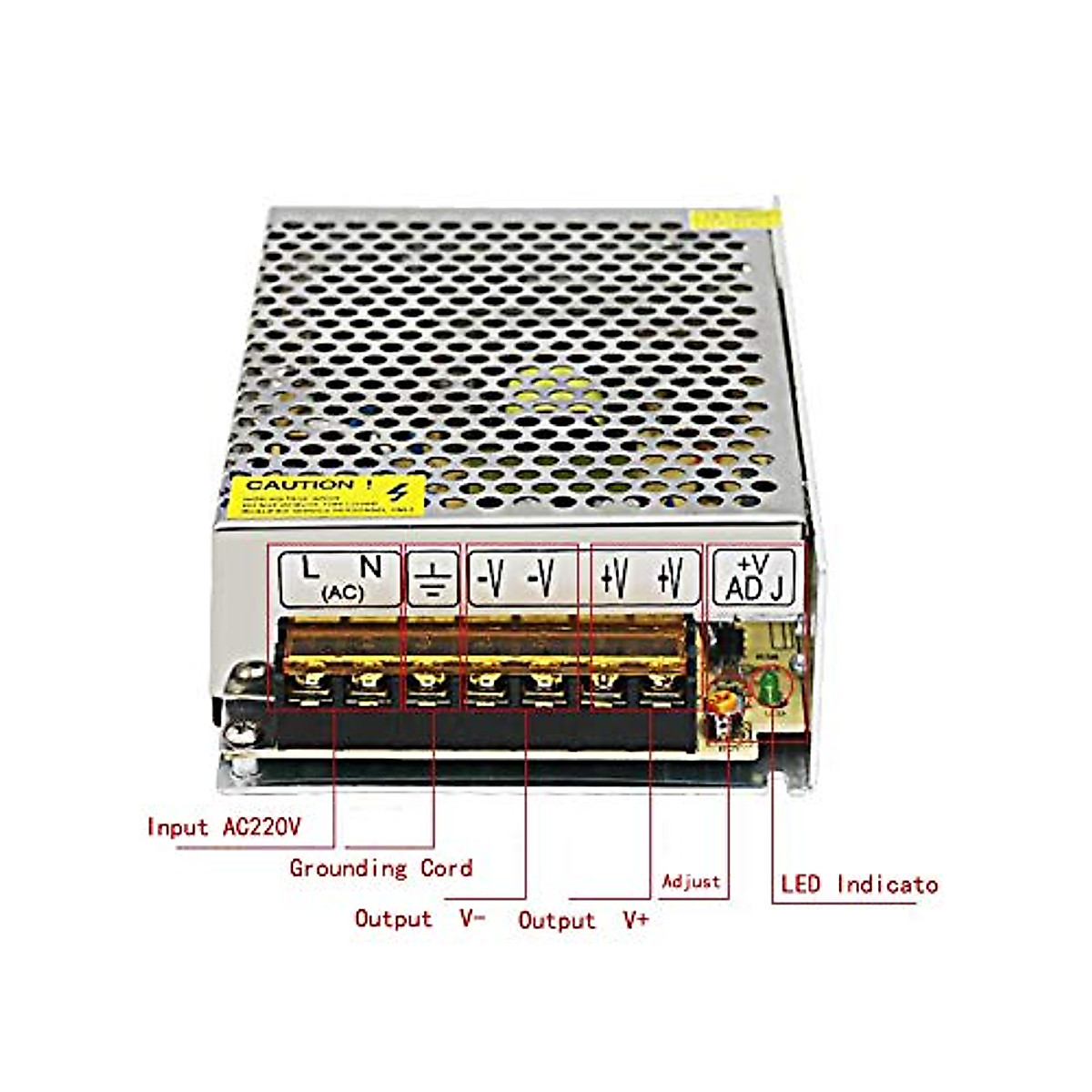 5V 5A Power Supply,25W Universal Regulated Switching Power Converter Adapter Transformer for LED Strip Light,Probe Signal Lamp,CCTV, Radio, Computer Project