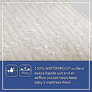 Sealy Baby Firm Rest 2-Stage Antibacterial Waterproof Baby Crib Mattress and Toddler Bed Mattress - 204 Premium Coils, GREENGUARD Air Quality Certified - Made in USA, 52"X28", Viivia