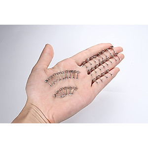 LOLIAS 18 Pairs Tiny Stud Earrings Small Stainless Steel Cartlidge Ear Studs Set for Multiple Piercing Hypoallergenic 2MM CZ Earrings for Men Women Mini Round Ball Earrings