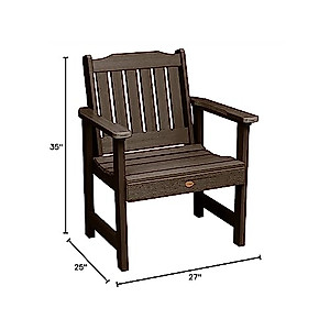 Highwood AD-CHGL1-ACE Lehigh Garden Chair, Weathered Acorn