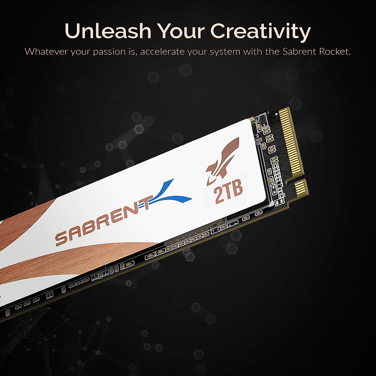 SABRENT 2TB Rocket Q4 NVMe PCIe 4.0 M.2 2280 Internal SSD Maximum Performance Solid State Drive R/W 4800/3600 MB/s (SB-RKTQ4-2TB)