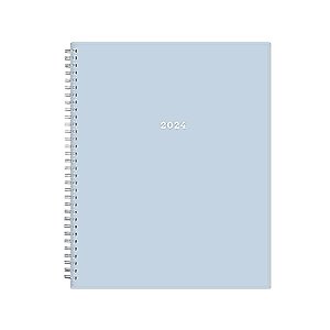 2024 Blue Sky 8.5-inch x 11-inch Weekly & Monthly Planner, Blue (143699)