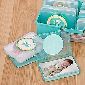 IRIS Baby's First Year Photo Keeper, 1 Pack, Baby Blue