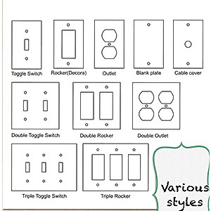 Green Owl Light Switch Cover Various Sizes Offered