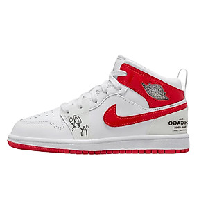 Nike Air Jordan 1 Pre School Shoes White/University Red DR6495-116 2.5Y