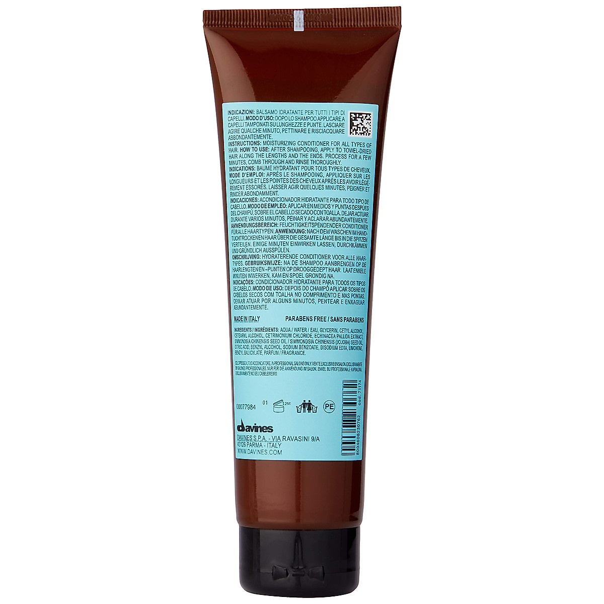 Davines Naturaltech WELLBEING Conditioner, Detangle While Adding Moisture And Shine, Leave Hair Easy To Style, 5.07 fl. oz.