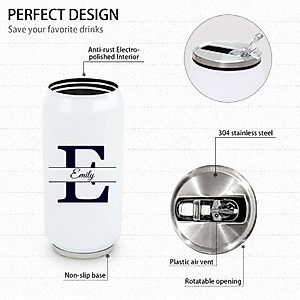 Personalized Stainless Steel Water Bottle - Custom Gifts for Girlfriend from Boyfirend Personalized Cups with Photo to Girlfriends Gifts 13.7oz