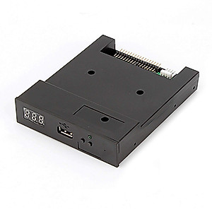 Candeon Floppy Disk Drive, 3.5 inch 1000 Simulation Floppy Disk Drive Emulator Plug Floppy Disk Drive