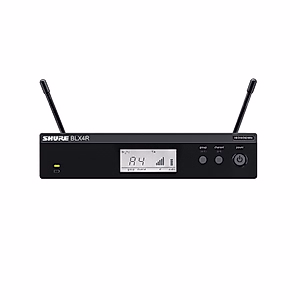 Shure BLX24R/B58 Wireless Microphone System - 14-Hour Battery Life, 300 ft Range, UHF | BETA 58A Handheld Vocal Mic, Single Channel Rack Mount Receiver | H9 Band (BLX24R/B58-H9)