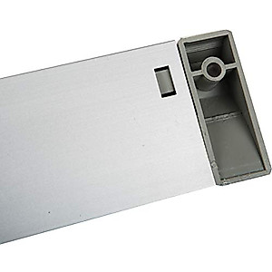 San Jamar CK6518A Anodized Aluminum Slide Check Rack, 18" Length x 3/4" Width x 2" Height