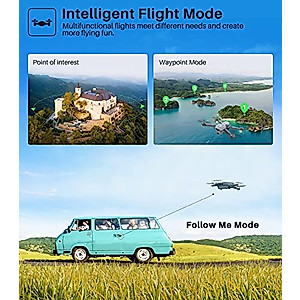 SYMA X500Pro GPS Drones with 4K UHD Camera for Adults, RC Quadcopter with 50 Minutes Flight Time, Brushless Motor, 5G FPV Transmission, Follow Me, Auto Return Home, Included Carrying Bag